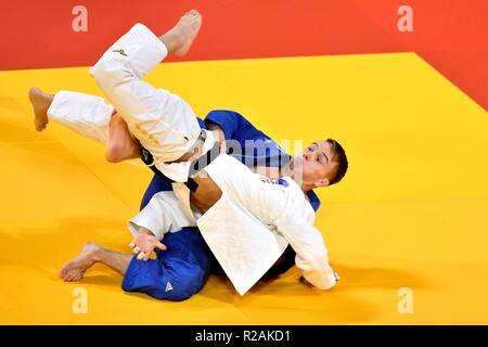 16-11-2018 JUDO: THE HAGUE GRAND PRIX: DEN HAAG Dai Aoki JPN wint van ...