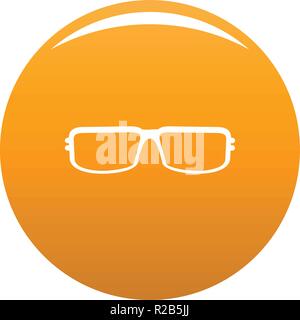 Myopic eyeglasses icon. Simple illustration of myopic eyeglasses vector ...