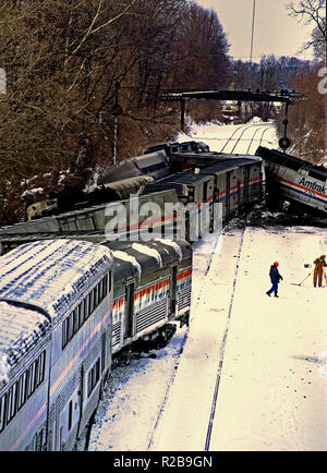 Silver Spring, Maryland 2-17-1996 The wrecked and burned remains of the ...