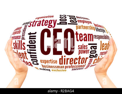 CEO concept word cloud background Stock Photo - Alamy