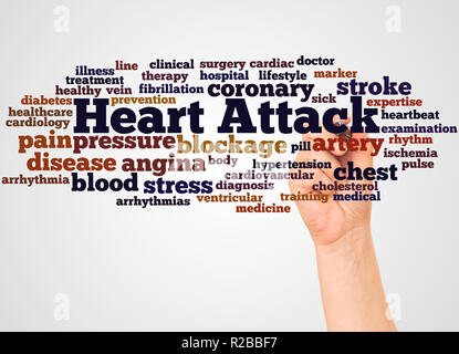 Heart attack word cloud Stock Photo - Alamy