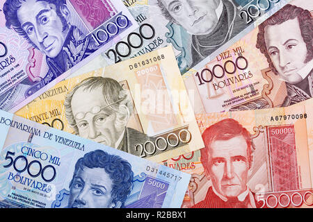 Old Venezuelan money a business background Stock Photo - Alamy
