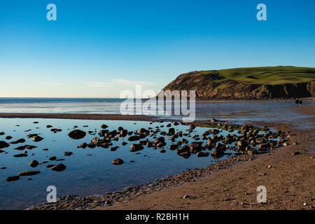 St Bees Head on a beautiful autumn day with clear blue sky -St Bees ...