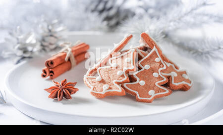 Closeup of tasty and aromatic gingerbread cookies for Christmas Stock ...