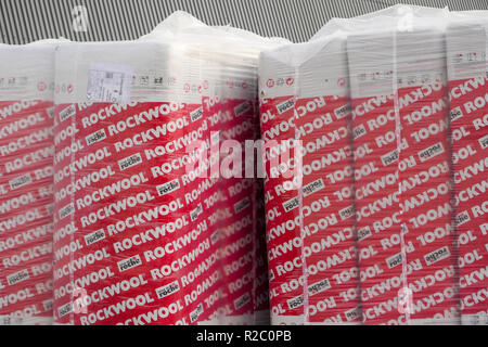 Rockwool packages, Lyon, France Stock Photo - Alamy