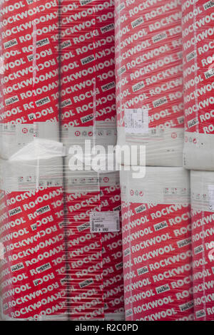 Rockwool packages, Lyon, France Stock Photo - Alamy