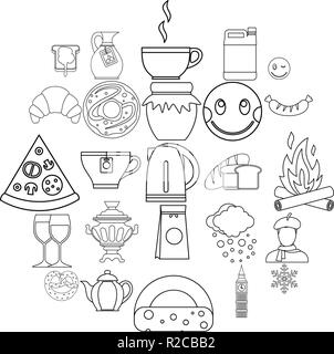 Tincture icons set, outline style Stock Vector Image & Art - Alamy