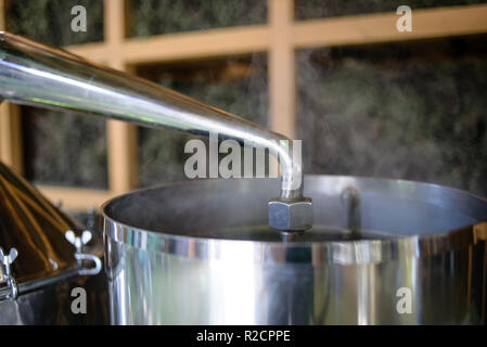 The production process of mint in Mint Distillation Hall as the part of ...