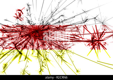 Santa Barbara, California fireworks sparkling flag. New Year, Christmas ...