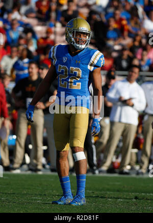 November 17, 2018 UCLA Bruins wide receiver Christian Pabico #17 ...