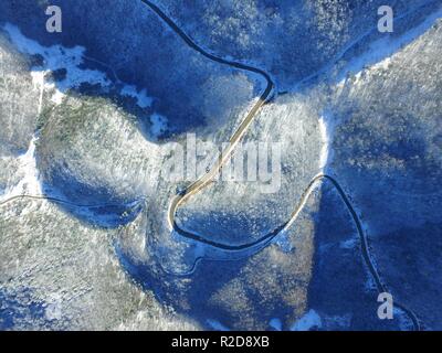 Snow scenery in Baokang County, Xiangyang City, central China's Hubei Province, 17 November ...