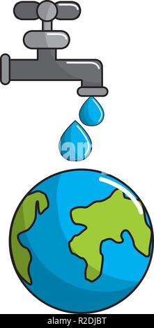 Isolated eco tap design Stock Vector Image & Art - Alamy