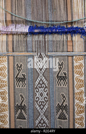 Traditional Andean textile designs. Arequipa, Peru Stock Photo - Alamy