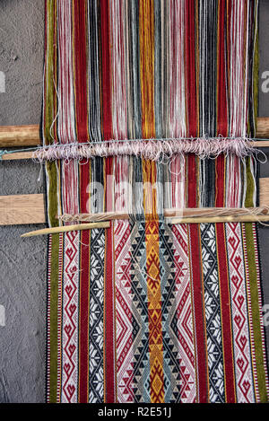Traditional Andean textile designs. Arequipa, Peru Stock Photo - Alamy