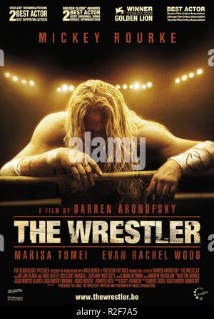 MICKEY ROURKE POSTER, THE WRESTLER, 2008 Stock Photo - Alamy