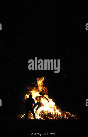 Guy Fawkes dummy Stock Photo - Alamy