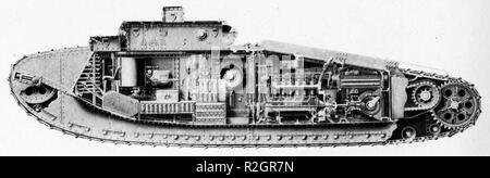 The historic Liberty Mark VIII tank, manufactured at Rock Island ...