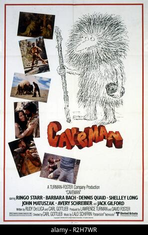 CAVEMAN USA 1981 Carl Gottlieb Tala (SHELLEY LONG) shares a tender ...