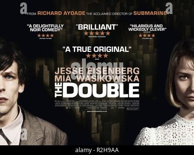 JESSE EISENBERG POSTER, THE DOUBLE, 2013 Stock Photo - Alamy