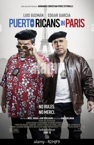 LUIS GUZMAN, EDGAR GARCIA POSTER, PUERTO RICANS IN PARIS, 2015 Stock ...