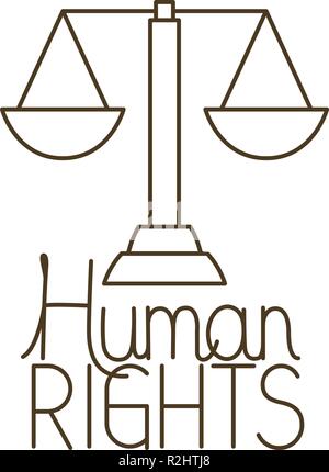 Open hands with human rights symbol Stock Vector Art & Illustration ...