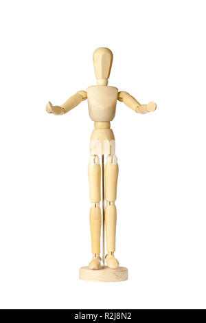 Wooden stickman hugging Stock Photo - Alamy
