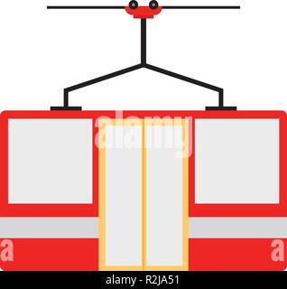 side view of a cableway Stock Vector Image & Art - Alamy