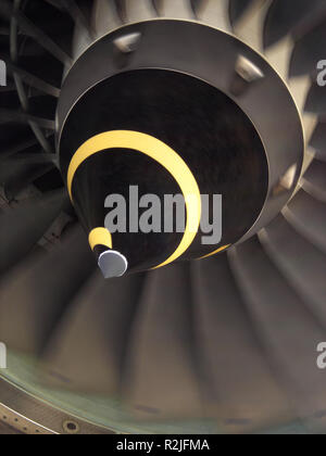 Rotate Jet Engine Turbine Stock Photo - Alamy