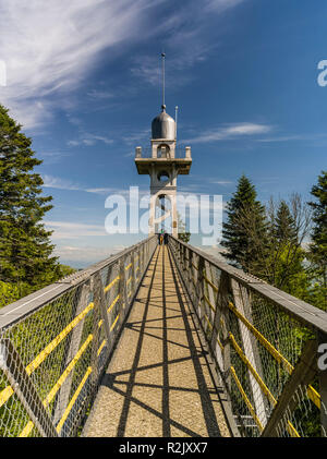 Observation tower on the Chaumont near Neuchâtel Stock Photo - Alamy