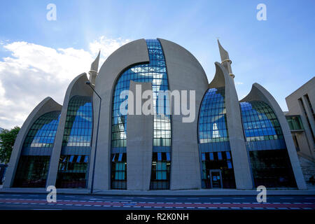 Cologne, Germany: The DITIB Mosque in Ehrenfeld quarter at the day of ...