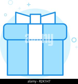 Gift box icon with ribbon. Icon related to wedding. Lineal color icon ...