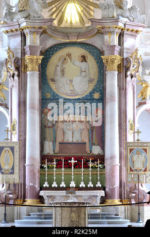 Germany, Beuron, Church interior Stock Photo - Alamy