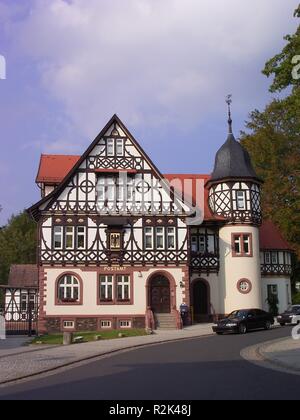 post office bad liebenstein Stock Photo - Alamy