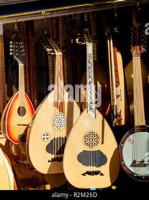 Classic stringed musical instrument Ud in view Stock Photo - Alamy