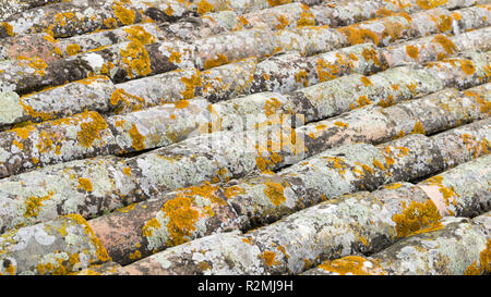 Roofing Shingles red and yellow color, roof tile texture Stock Photo ...