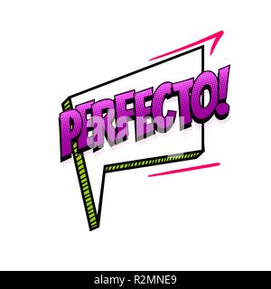 Excellent Comic Speech Bubble Cartoon Stock Vector Image & Art - Alamy