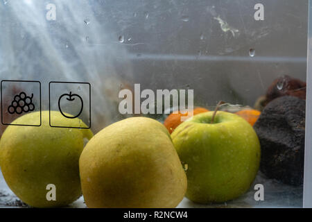 Mouldy moldy fruit left in a bowl Stock Photo - Alamy
