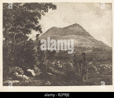 Christoph Nathe (German, 1753 - 1806), Landeskrone Mountain near ...