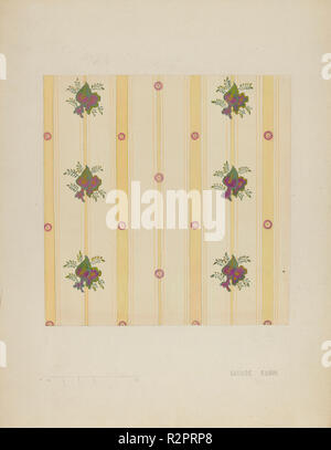 Wall Paper; c. 1936 George Robin, Wall Paper, c 1936 Stock Photo - Alamy