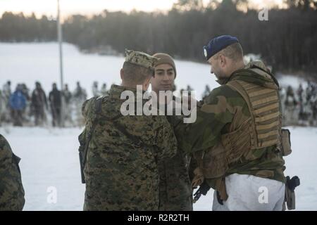 U.S. Marine Sgt David Delgadillo, a combat videographer from II Marine ...