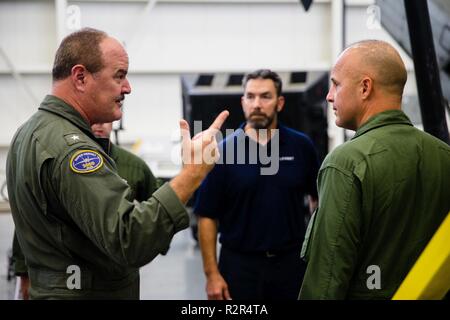 U.S. Marine Corps Col. Joel F. Schmidt, commanding officer, The Basic School, gives his remarks ...