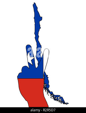 Chile hand signal Stock Photo - Alamy