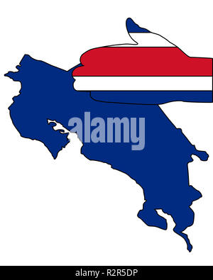 Costa Rica Hand Signal Stock Photo - Alamy