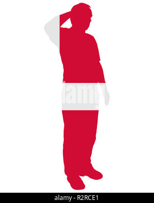 Danish hand signal Stock Photo - Alamy