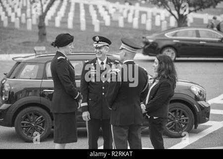 U.S. Army Col. James Tuite IV (center), regimental commander, 3d U.S ...