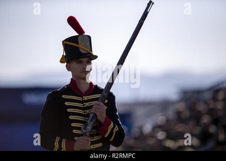 U.S. Marine Corps Col. Nathan “MOG” Marvel, commanding officer of ...
