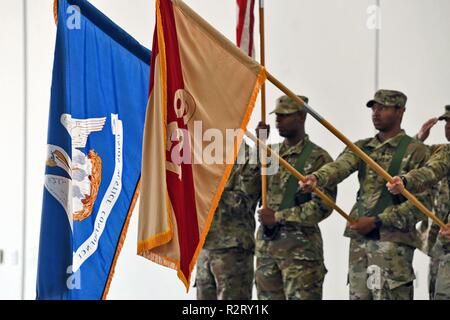 Louisiana National Guardsmen Lt. Col. Taysha Gibbs (right) and her ...