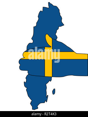 swedish hand sign Stock Photo - Alamy