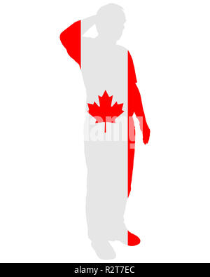 Canadian finger signal Stock Photo - Alamy