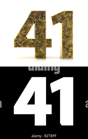 Number Forty One 41 Stock Photo - Alamy